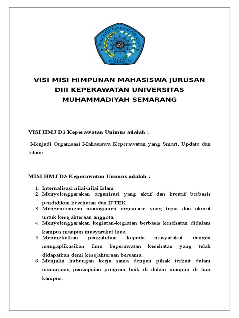 Detail Contoh Visi Misi Organisasi Mahasiswa Koleksi Nomer 2 Detail Contoh Visi Misi Organisasi Mahasiswa Koleksi Nomer 2