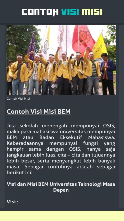 Detail Contoh Visi Misi Organisasi Mahasiswa Koleksi Nomer 34 Detail Contoh Visi Misi Organisasi Mahasiswa Koleksi Nomer 34