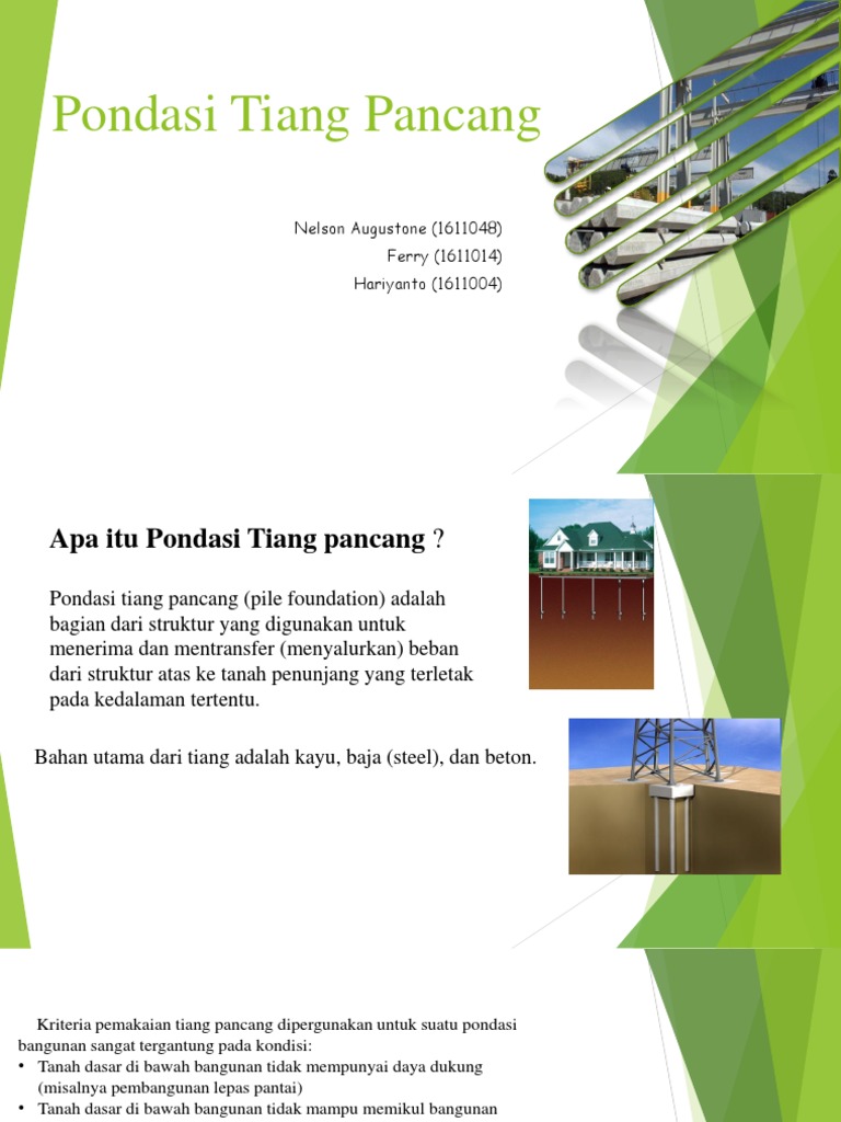 Detail Gambar Pondasi Tiang Pancang Baja Kayu Dan Beton Bangunan ... Detail Gambar Pondasi Tiang Pancang Baja Kayu Dan Beton Bangunan ...