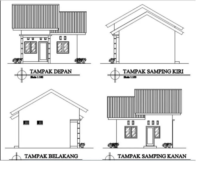 Detail Gambar Sketsa Rumah Tampak Depan Koleksi Nomer 4