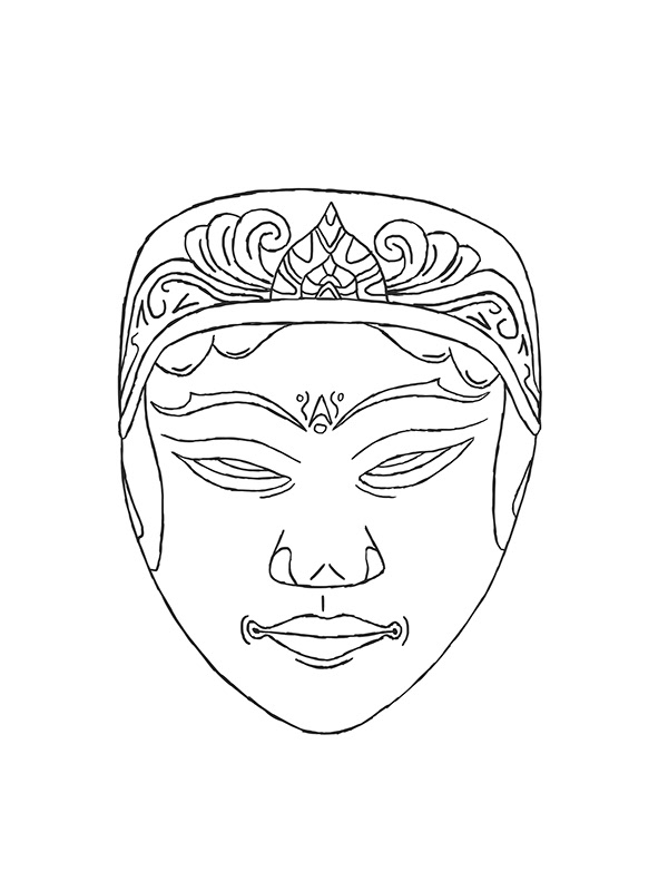 Detail Gambar Sketsa Topeng Koleksi Nomer 2 Detail Gambar Sketsa Topeng Koleksi Nomer 2
