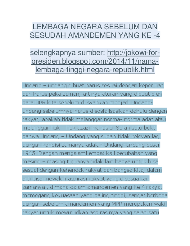 Gambar Struktur Lembaga Negara Sebelum Dan Sesudah Amandemen Uud 1945 57 Koleksi Gambar