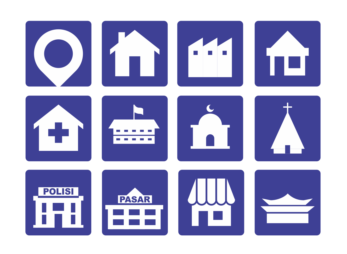 Koleksi Icon Vektor Untuk Denah Undangan Desain Desain Rumah Rum