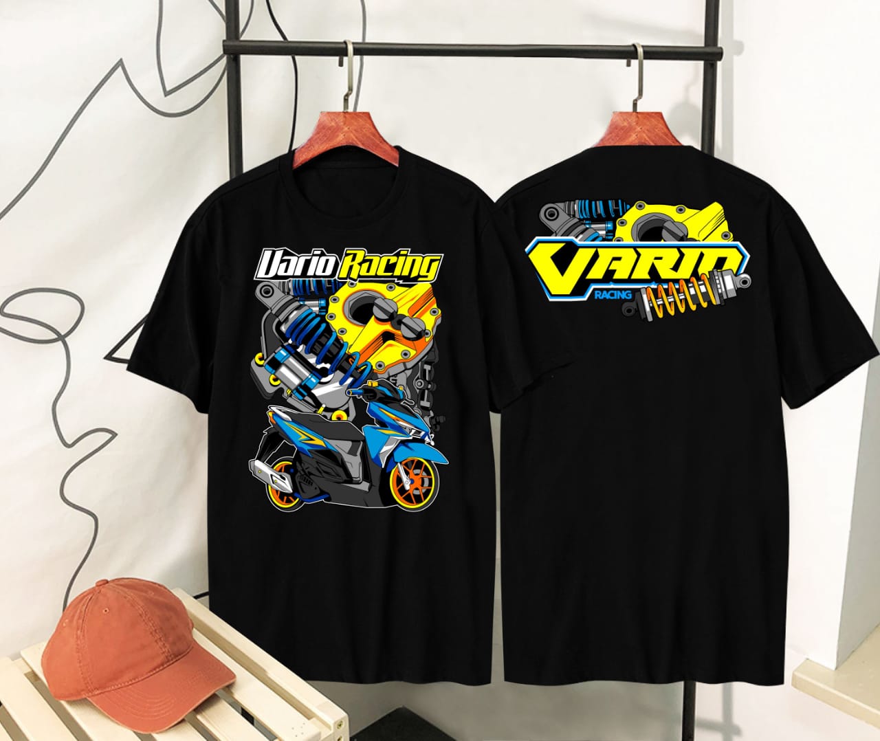 Detail Desain Kaos Motor Koleksi Nomer 8 Detail Desain Kaos Motor Koleksi Nomer 8