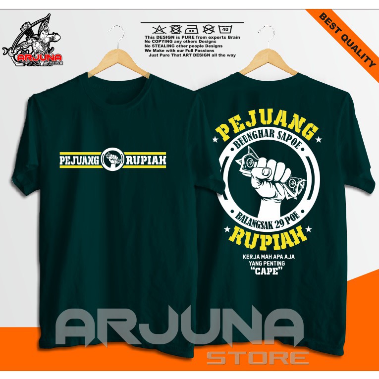 Detail Desain Kaos Pejuang Rupiah Koleksi Nomer 10 Detail Desain Kaos Pejuang Rupiah Koleksi Nomer 10