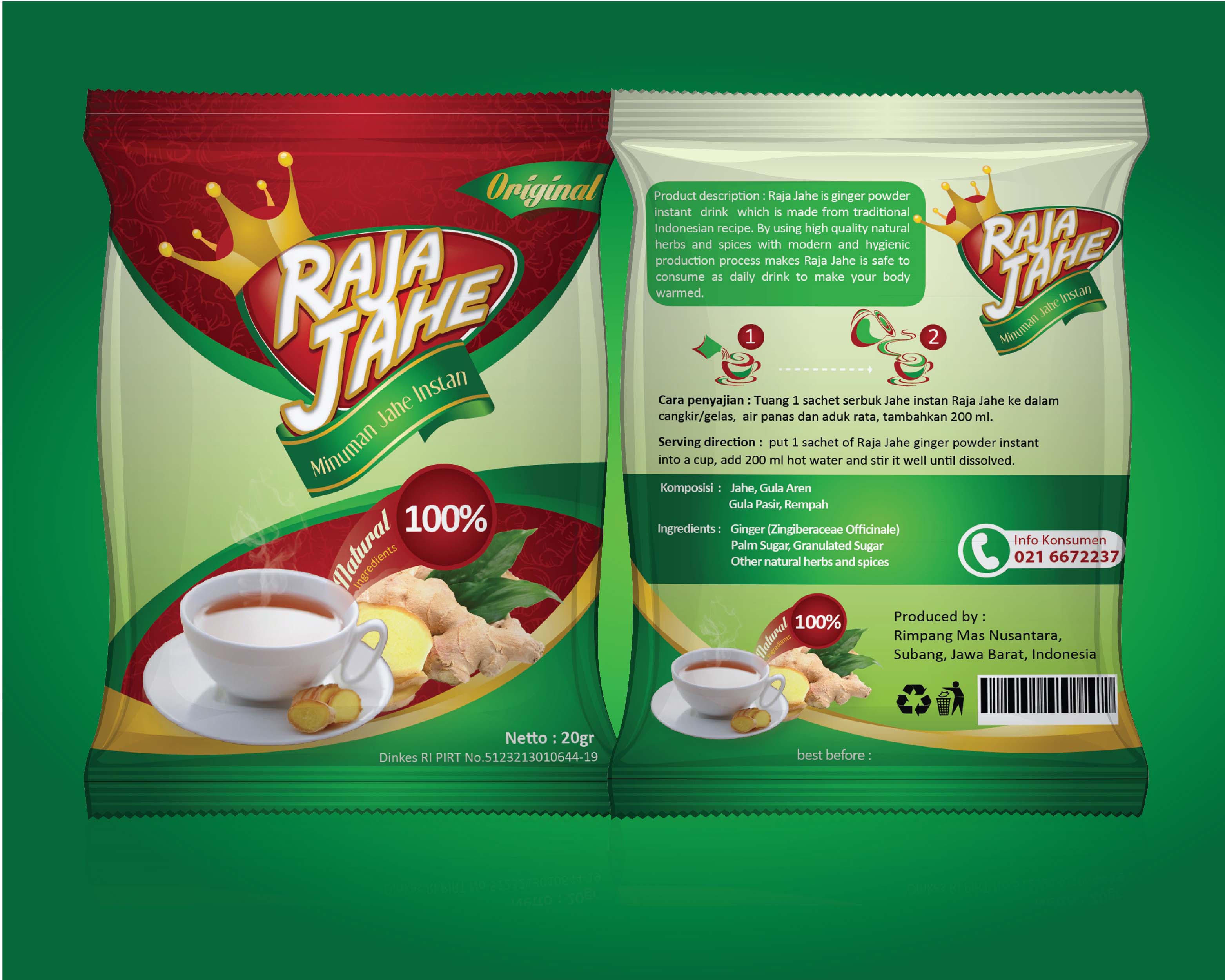 Detail Desain Kemasan Jahe Instan Koleksi Nomer 8 Detail Desain Kemasan Jahe Instan Koleksi Nomer 8