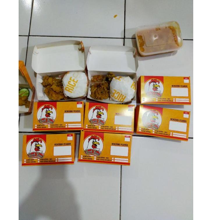 Desain Kotak Ayam Geprek