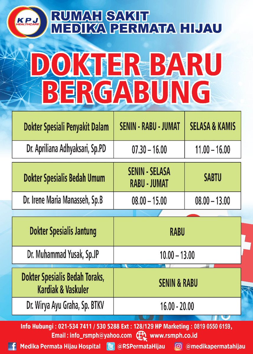 Detail Jadwal Dokter Rumah Sakit Medika Permata Hijau Koleksi Nomer 11 Detail Jadwal Dokter Rumah Sakit Medika Permata Hijau Koleksi Nomer 11