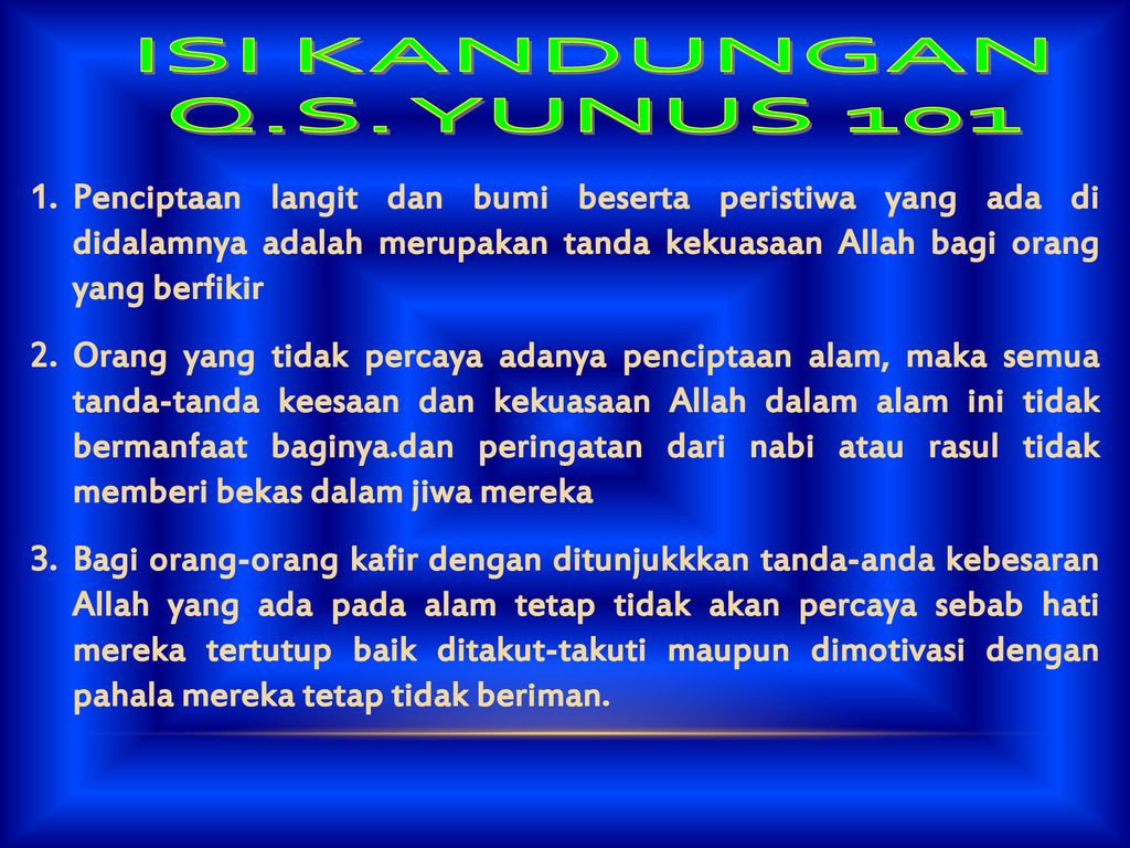 Detail Kandungan Quran Surat Yunus Ayat 101 Koleksi Nomer 2 Detail Kandungan Quran Surat Yunus Ayat 101 Koleksi Nomer 2
