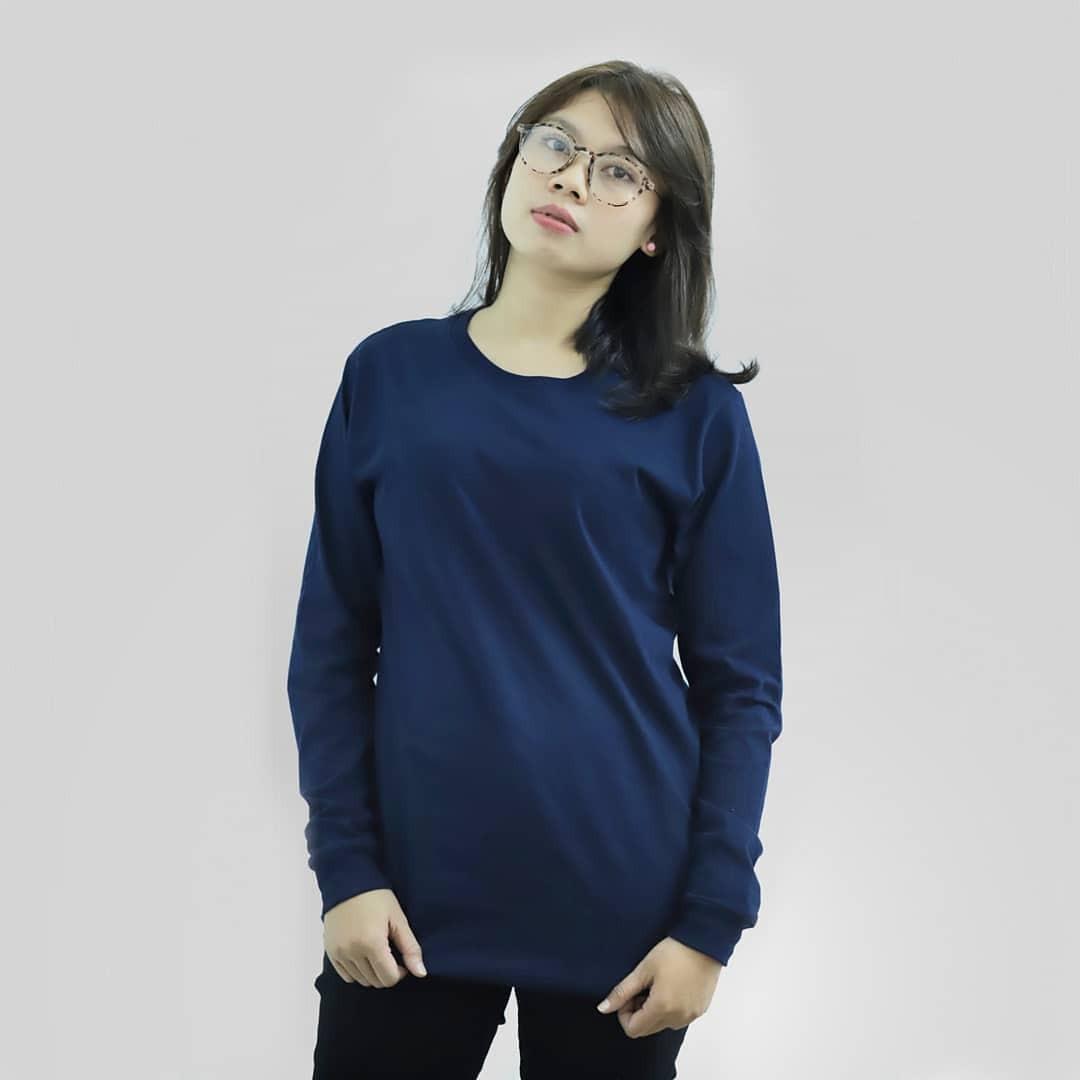 Detail Kaos Polos Lengan Panjang Biru Dongker Koleksi Nomer 21 Detail Kaos Polos Lengan Panjang Biru Dongker Koleksi Nomer 21