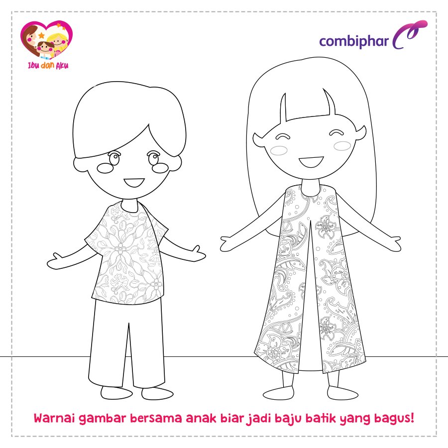 Detail Mewarnai Gambar Baju Batik Koleksi Nomer 10 Detail Mewarnai Gambar Baju Batik Koleksi Nomer 10