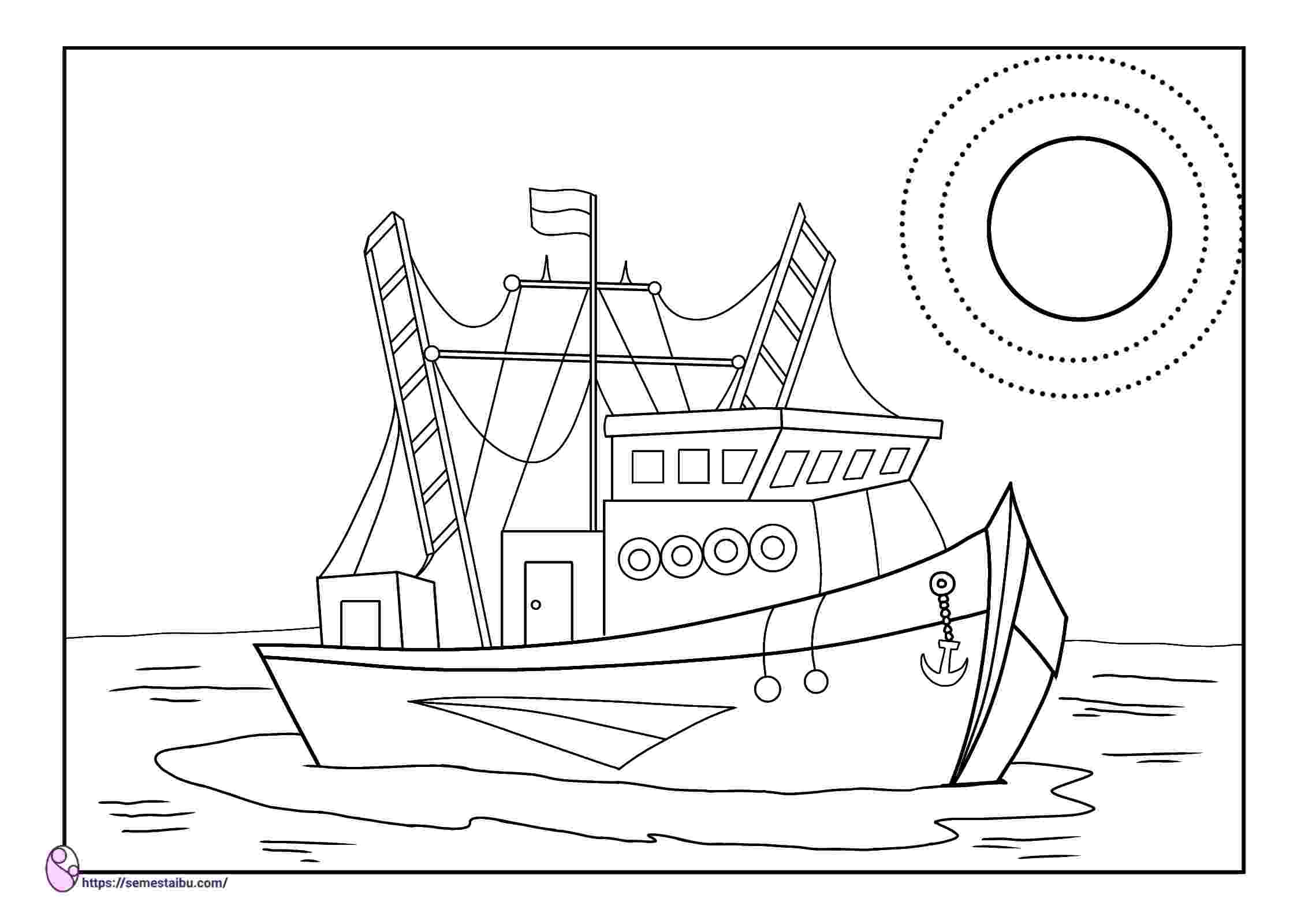 Detail Mewarnai Gambar Kapal Laut Koleksi Nomer 7 Detail Mewarnai Gambar Kapal Laut Koleksi Nomer 7
