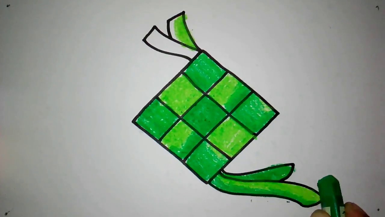 Detail Mewarnai Gambar Ketupat Koleksi Nomer 10 Detail Mewarnai Gambar Ketupat Koleksi Nomer 10