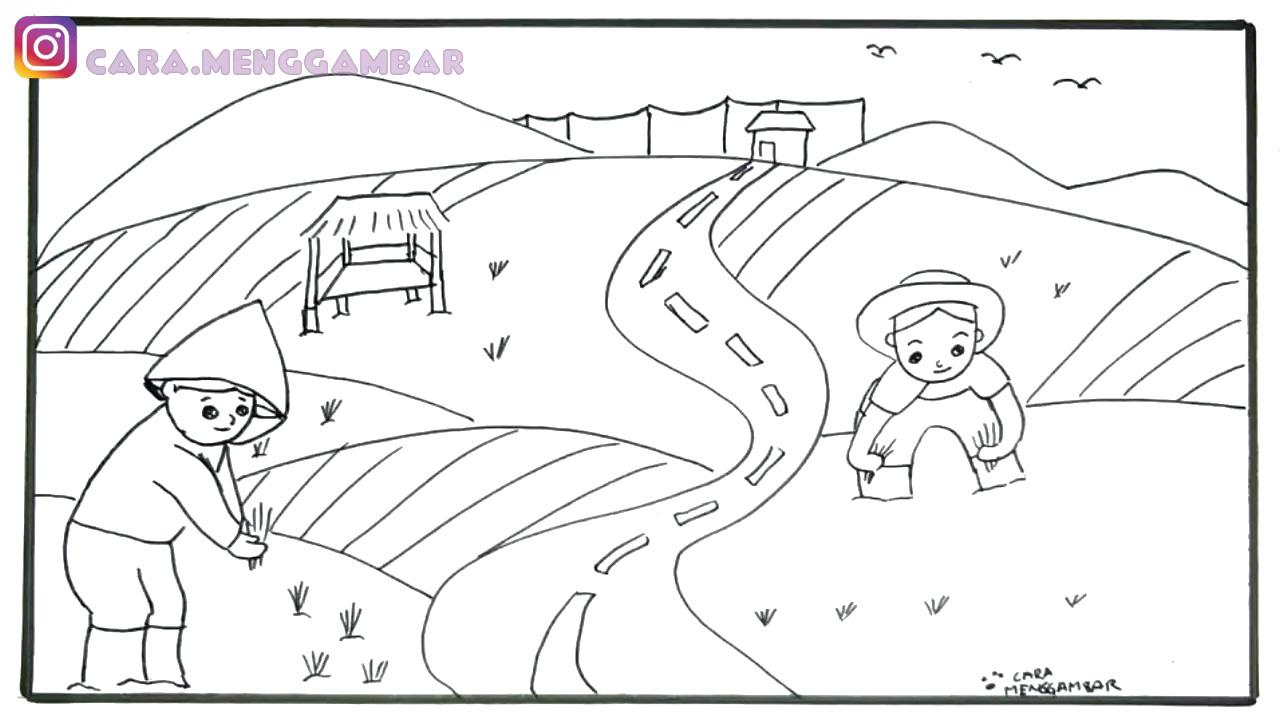 Detail Mewarnai Gambar Orang Menanam Padi Disawah Koleksi Nomer 6 Detail Mewarnai Gambar Orang Menanam Padi Disawah Koleksi Nomer 6