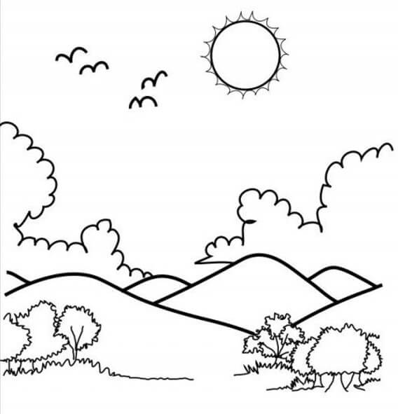 Detail Mewarnai Gambar Pemandangan Alam Mewarnai Gambar Koleksi Nomer 19 Detail Mewarnai Gambar Pemandangan Alam Mewarnai Gambar Koleksi Nomer 19
