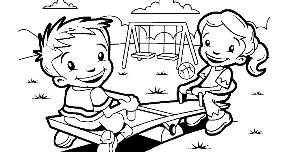 Detail Mewarnai Gambar Taman Bermain Koleksi Nomer 17 Detail Mewarnai Gambar Taman Bermain Koleksi Nomer 17