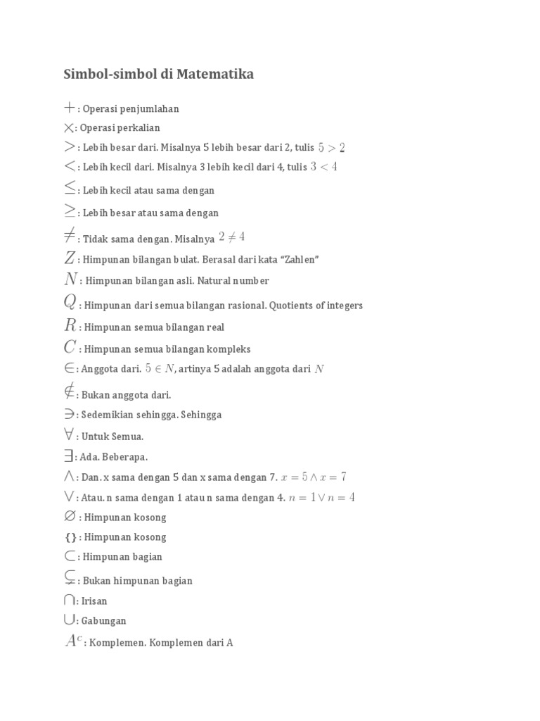 Detail Lambang Lambang Dalam Matematika Koleksi Nomer 33 Detail Lambang Lambang Dalam Matematika Koleksi Nomer 33