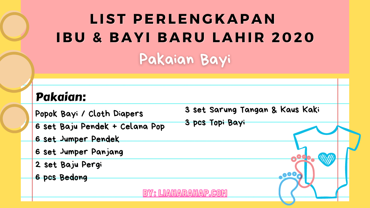 List Perlengkapan Bayi Baru Lahir Excel List Perlengkapan Bayi Baru Lahir Excel