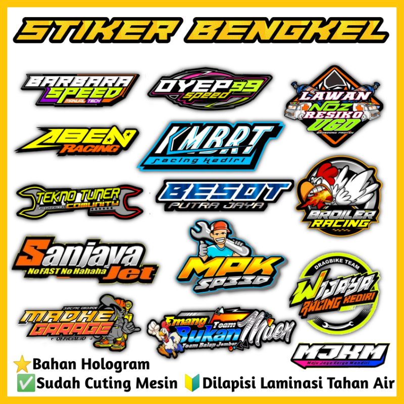 Logo Bengkel Motor Racing 58 Koleksi Gambar