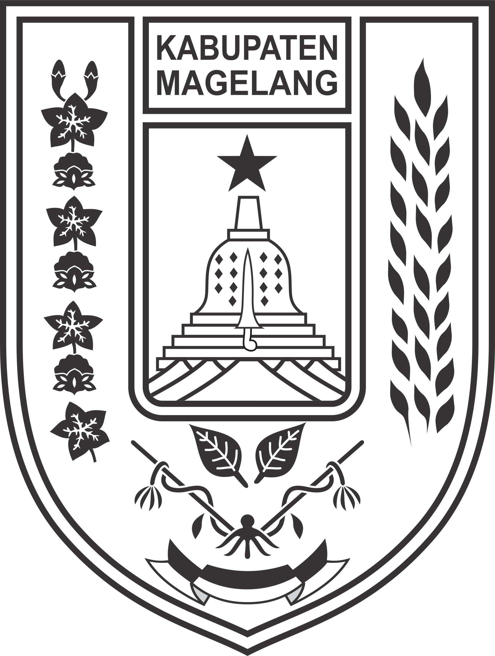 Detail Logo Kabupaten Magelang Hitam Putih Koleksi Nomer 5