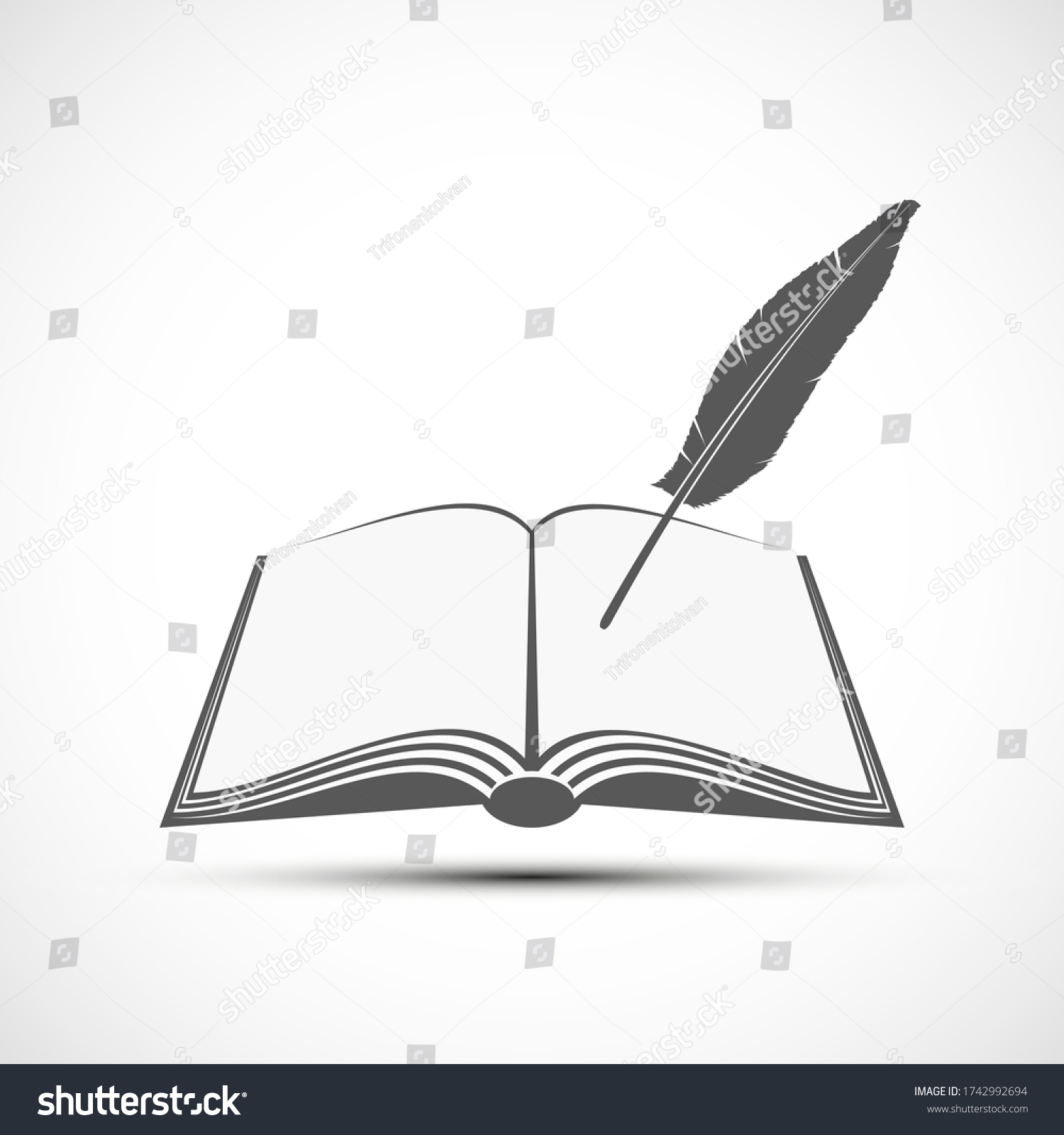 Detail Logo Pena Dan Buku Koleksi Nomer 10