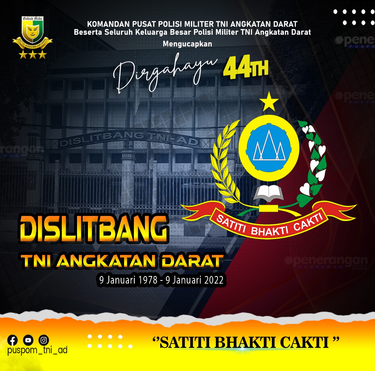 Logo Polisi Militer Angkatan Darat