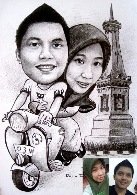 Lukisan Karikatur Lucu 48 Koleksi Gambar