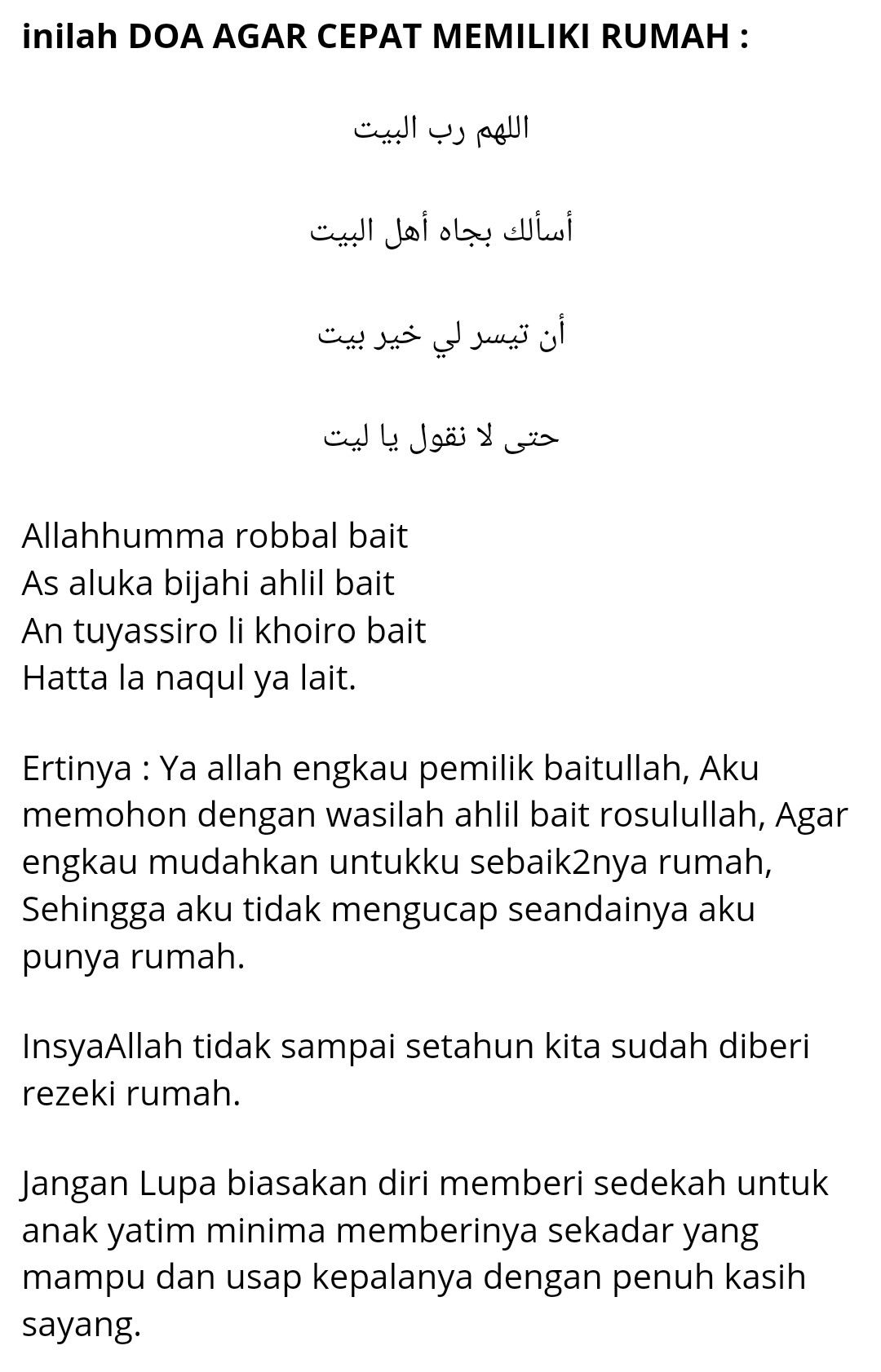 Doa Agar Cepat Punya Rumah - 56+ Koleksi Gambar Doa Agar Cepat Punya Rumah - 56+ Koleksi Gambar
