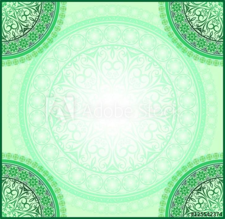 Detail Background Batik Hijau Koleksi Nomer 31