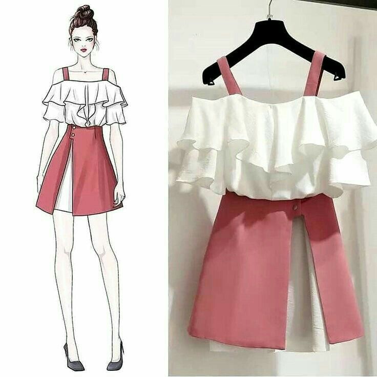Detail Sketsa Baju Anime Koleksi Nomer 7