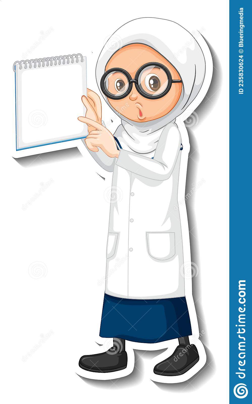 Detail Sketsa Gambar Dokter Muslimah Koleksi Nomer 49