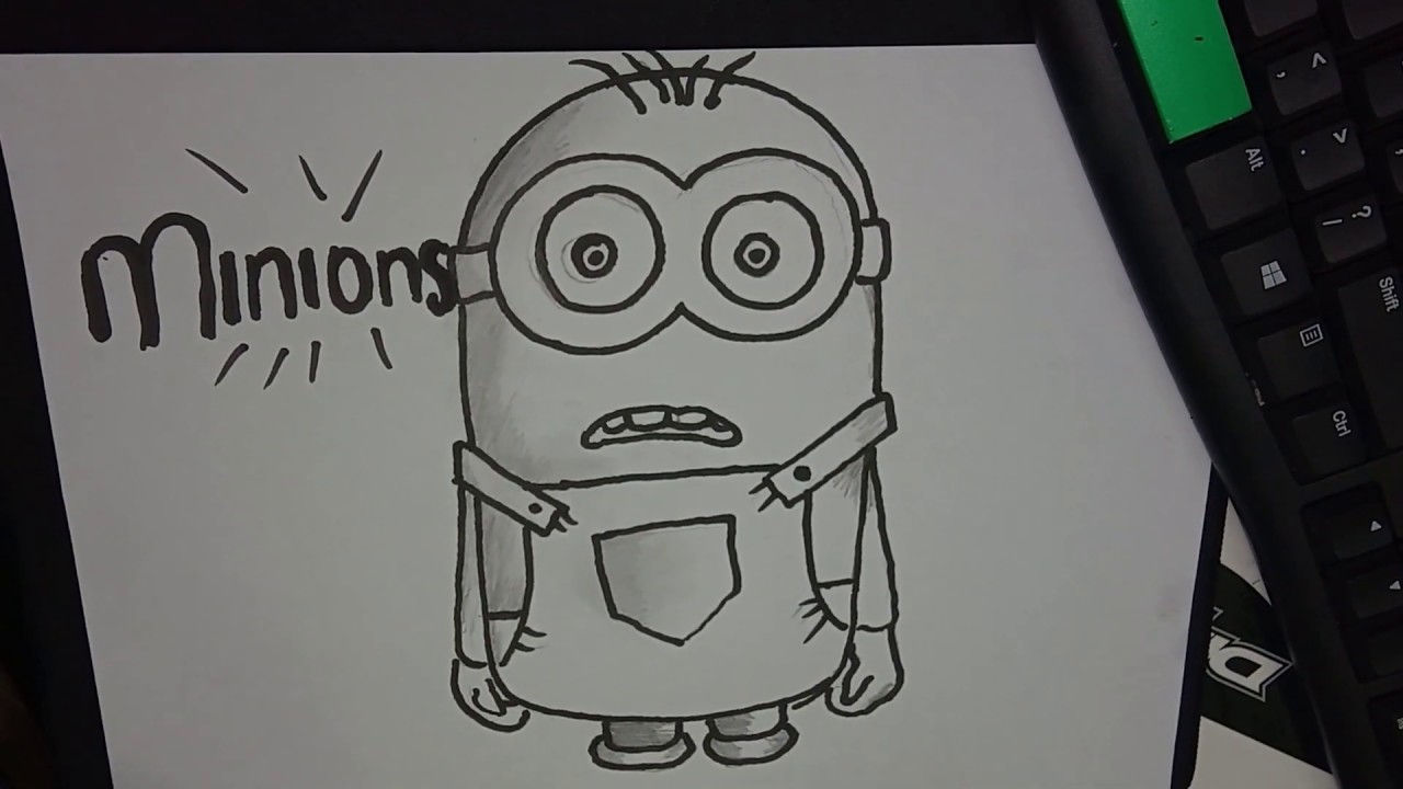 Detail Sketsa Minion Mudah Koleksi Nomer 27
