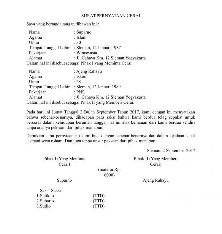 Detail Surat Perjanjian Nikah Siri Koleksi Nomer 8 Detail Surat Perjanjian Nikah Siri Koleksi Nomer 8