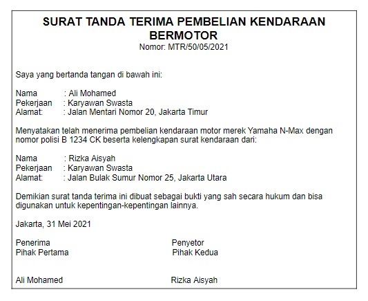 Surat Tanda Terima Uang - 55+ Koleksi Gambar Surat Tanda Terima Uang - 55+ Koleksi Gambar