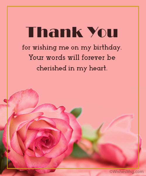 Detail Thank You Quotes For Birthday Wishes Koleksi Nomer 15