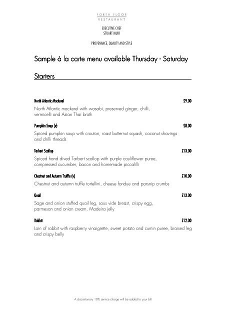 Detail A La Carte Menu Template Koleksi Nomer 17
