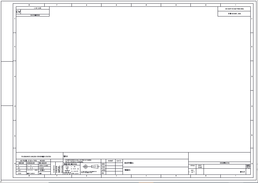 Detail Autocad Title Block Template Download Koleksi Nomer 12